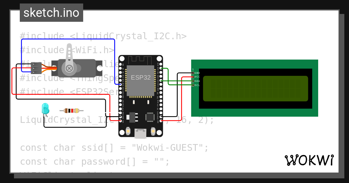 Sistem Output Wokwi Esp32 Stm32 Arduino Simulator 6633