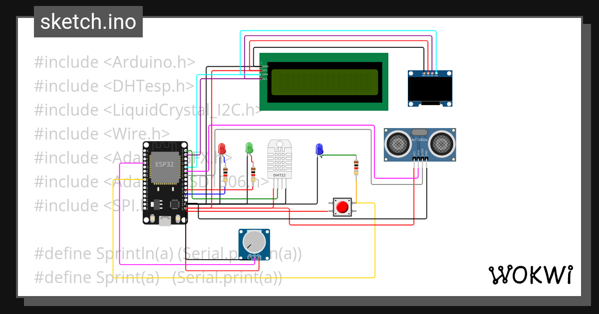 Ex12_ControlTaskDisplayI2C&OLED copy - Wokwi ESP32, STM32, Arduino Simulator