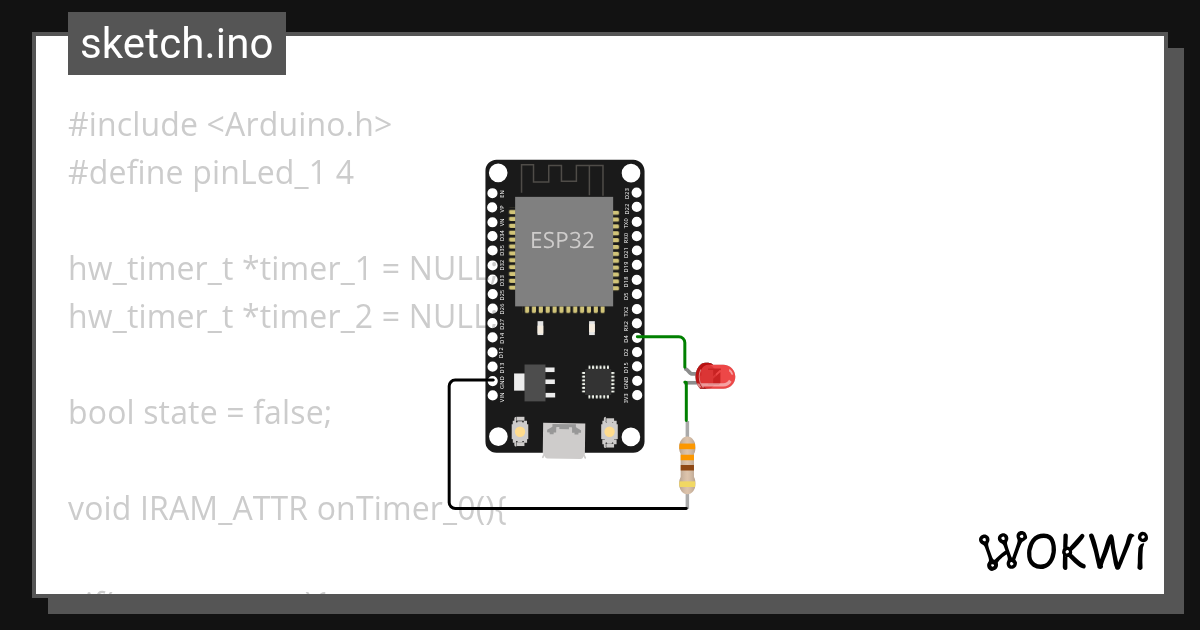 Timer Wokwi Esp32 Stm32 Arduino Simulator