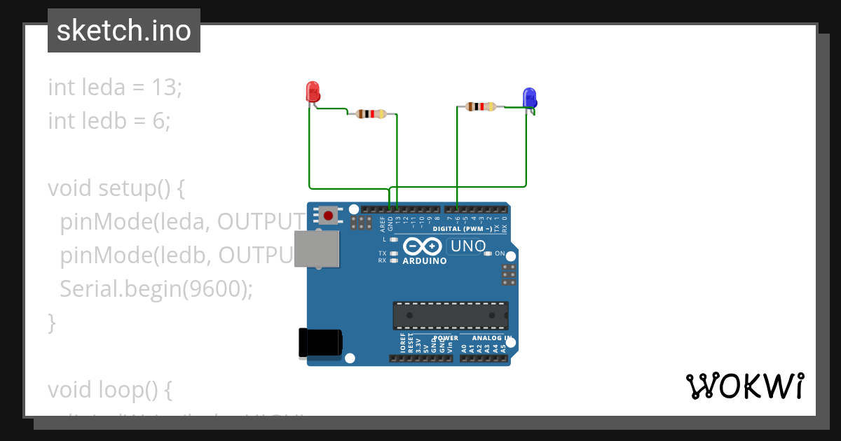 Project Aurdino UNO - Wokwi ESP32, STM32, Arduino Simulator
