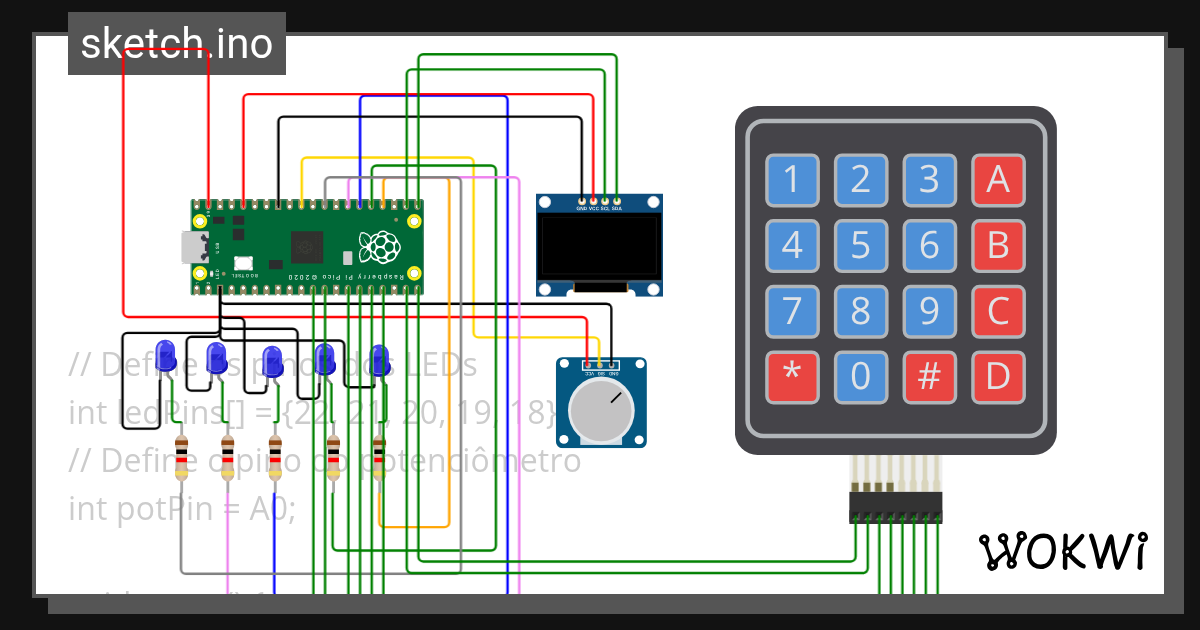 Streamdeck Raspberry - Wokwi ESP32, STM32, Arduino Simulator