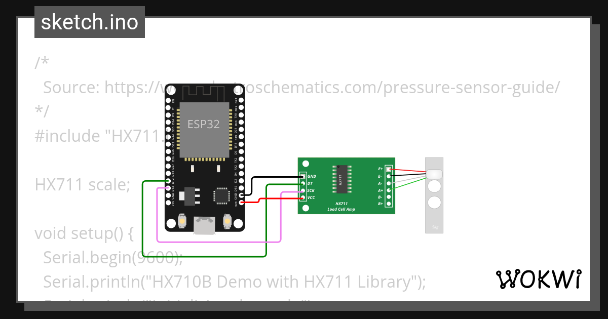 hx711-basic.ino - Wokwi ESP32, STM32, Arduino Simulator