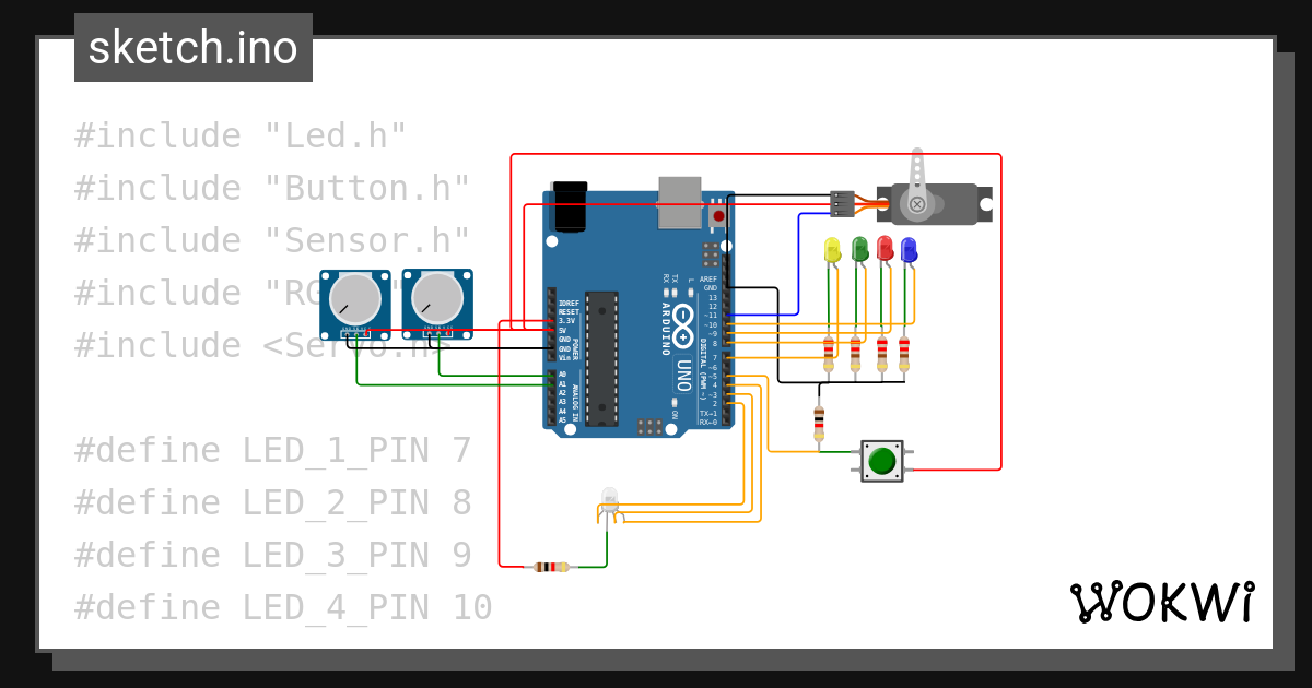 Ejercicio 2 Diseño E Innovavión Wokwi Esp32 Stm32 Arduino Simulator