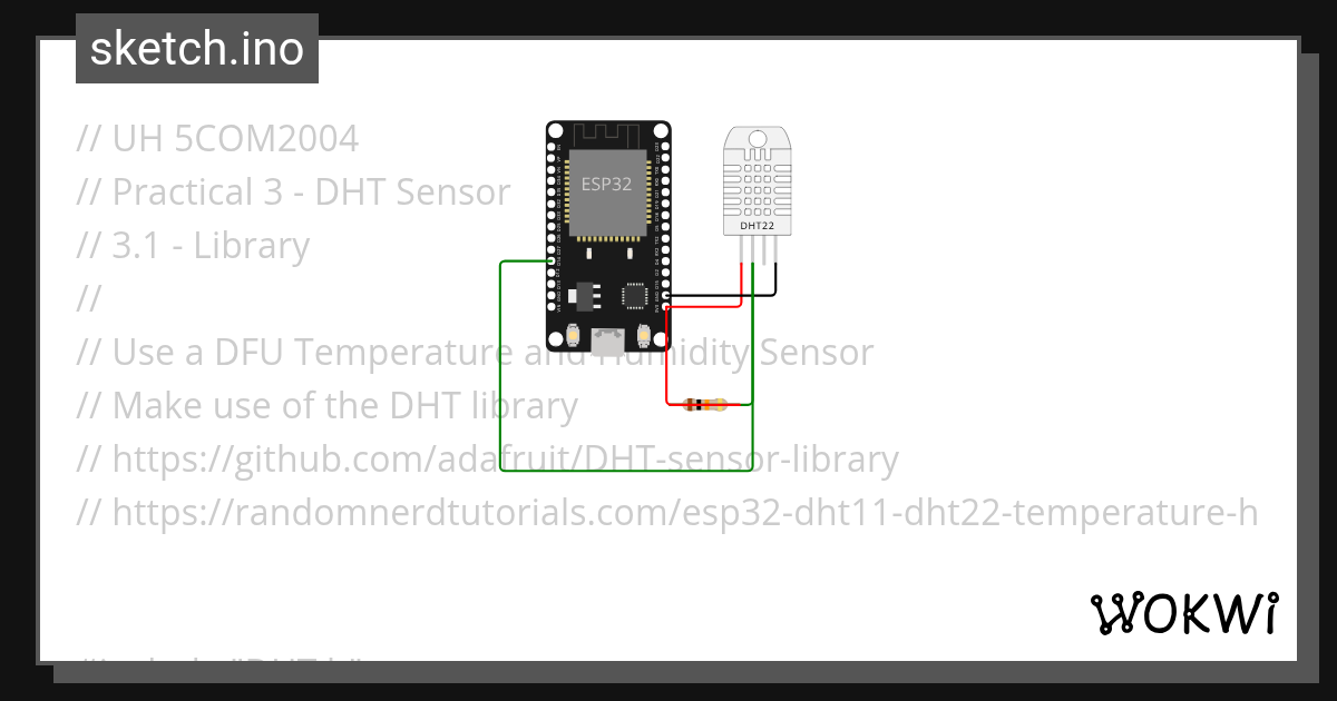 5COM2004-p3-1-DHT - Wokwi ESP32, STM32, Arduino Simulator