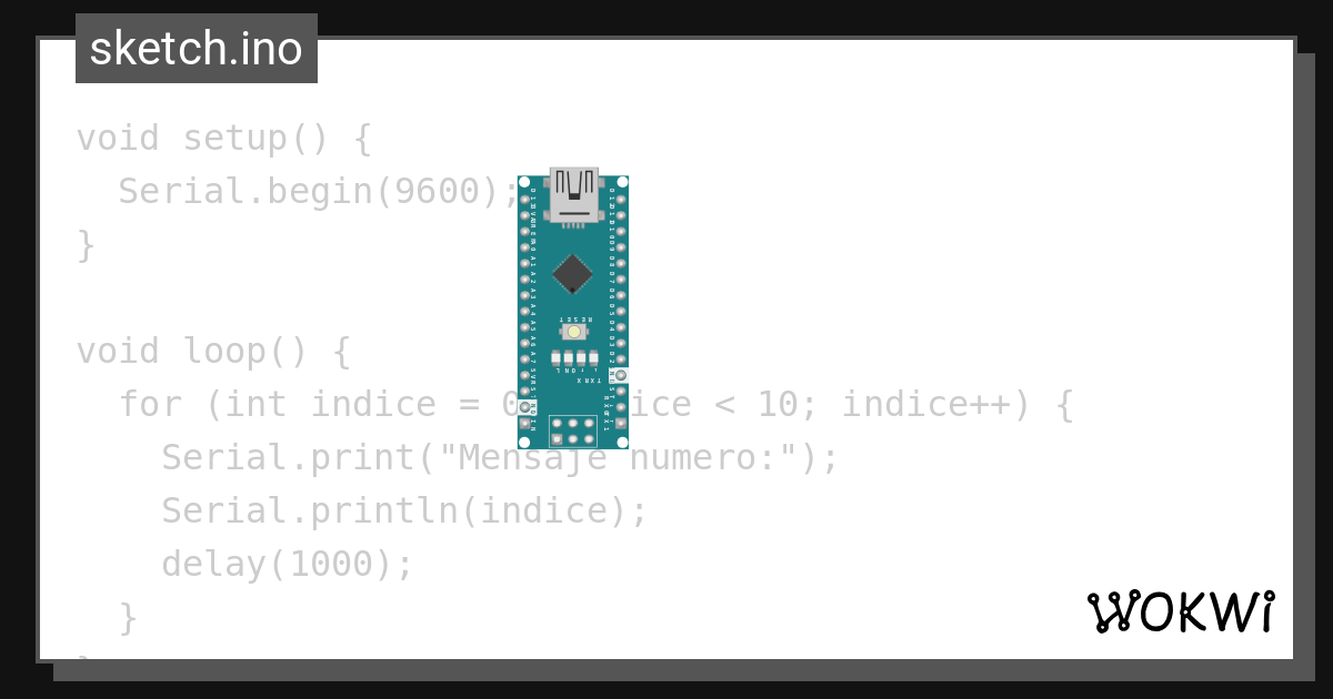 For Serial Wokwi Esp32 Stm32 Arduino Simulator 9582