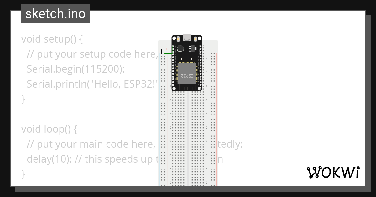 Mini Project 2 - Wokwi ESP32, STM32, Arduino Simulator