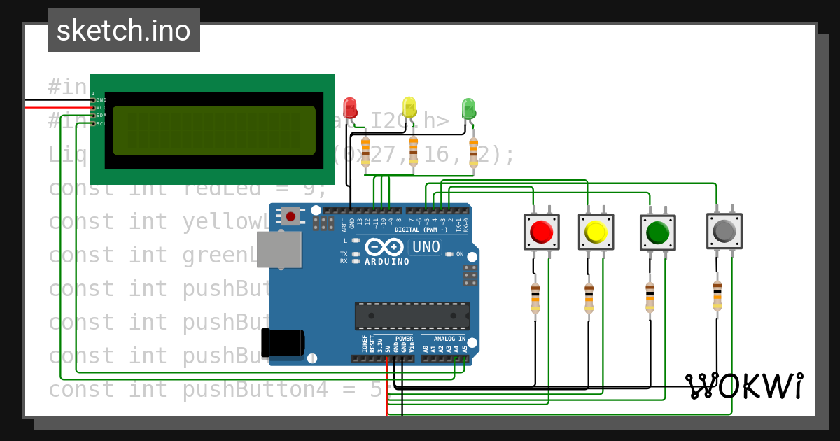 Muhammad Faiz Fathurrahman Xi Tei U Absen 12 Wokwi Arduino And Esp32 Simulator 3984