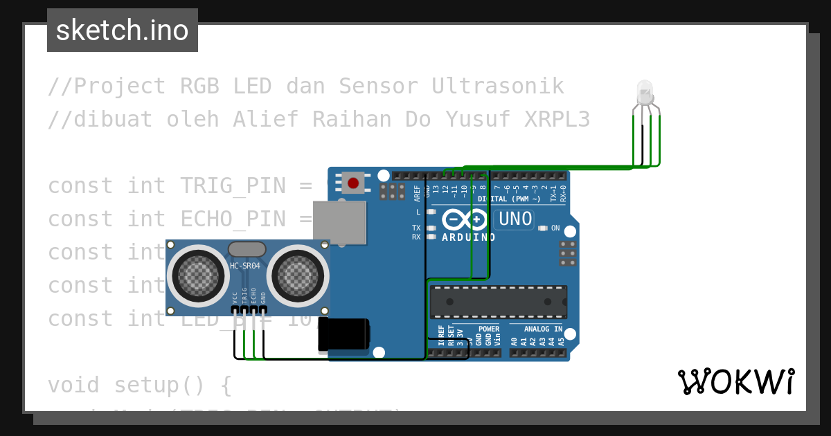Project Rgb Led Dan Sensor Ultrasonikalief Raihan Do Yusuf Xrpl3 Copy Wokwi Esp32 Stm32 5447