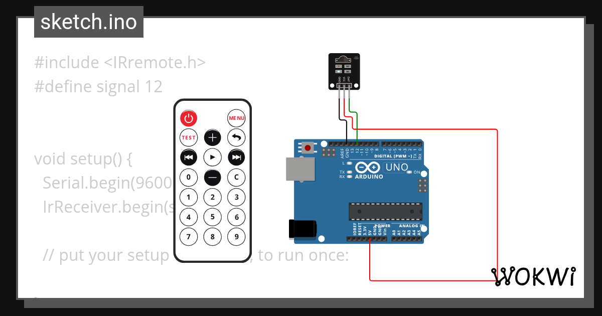 Ir Remote Wokwi Esp32 Stm32 Arduino Simulator 9828