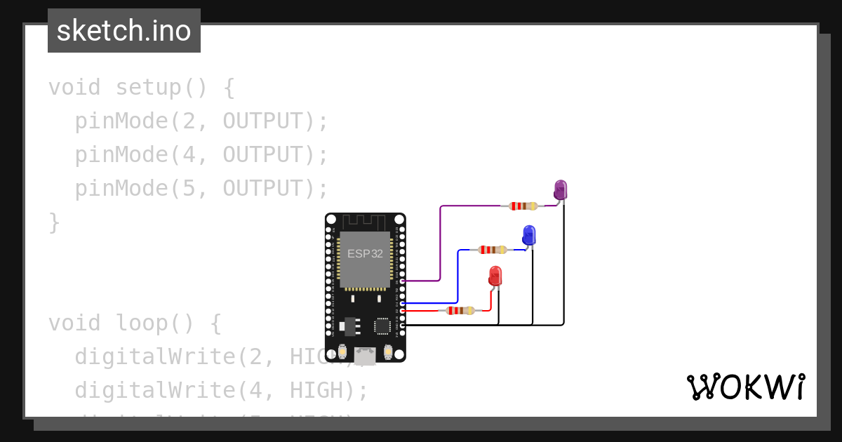 Práctica 4 Wokwi Esp32 Stm32 Arduino Simulator
