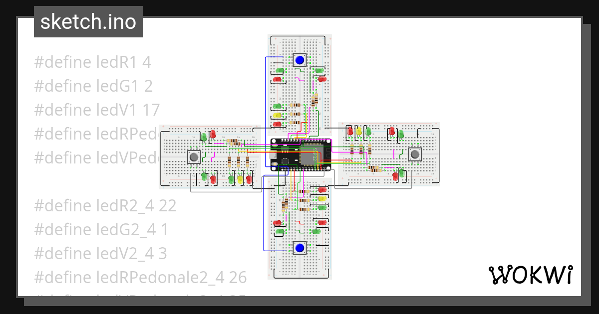 progetto tp - Wokwi ESP32, STM32, Arduino Simulator