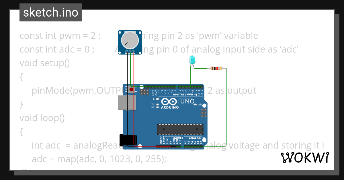 pwm output - Wokwi ESP32, STM32, Arduino Simulator