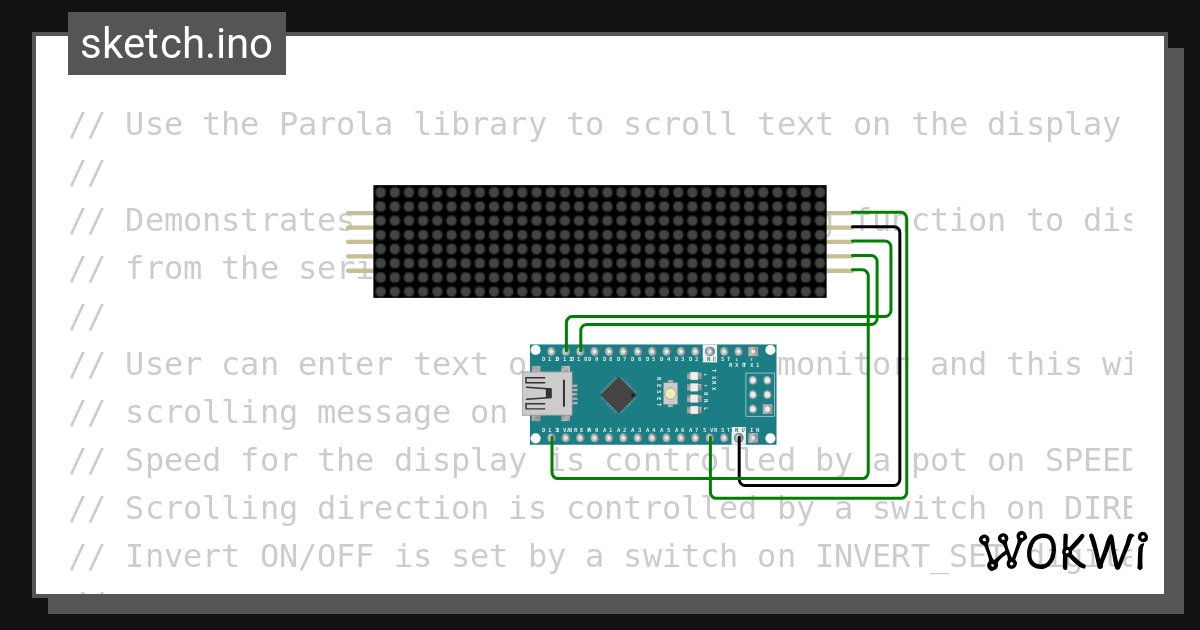 Nanoparolam Wokwi Esp32 Stm32 Arduino Simulator