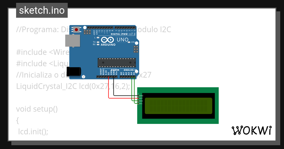 LCDI2C - Wokwi ESP32, STM32, Arduino Simulator LCDI2C - Wokwi ESP32, STM32, Arduino Simulator