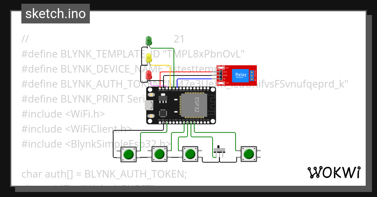 Work10 - Wokwi ESP32, STM32, Arduino Simulator