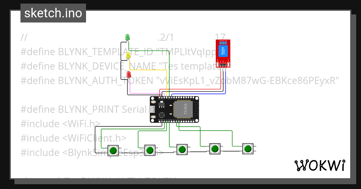 work 9 - Wokwi ESP32, STM32, Arduino Simulator