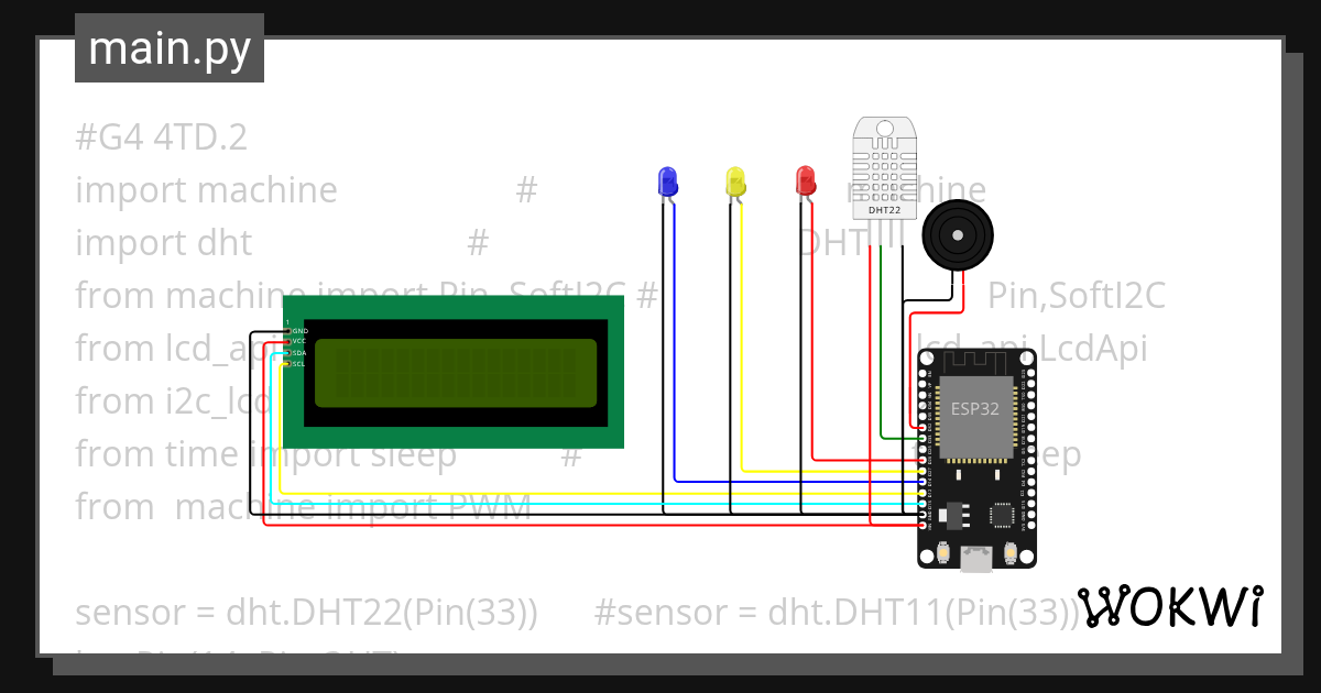 DHT - Wokwi Arduino and ESP32 Simulator