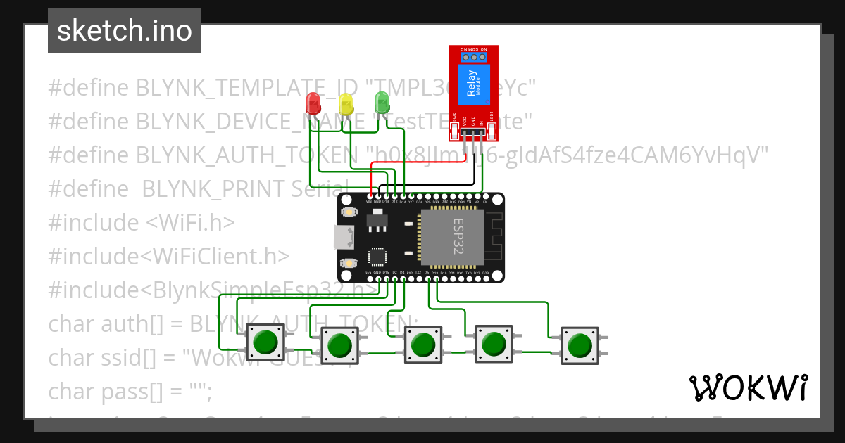 work9 - Wokwi ESP32, STM32, Arduino Simulator