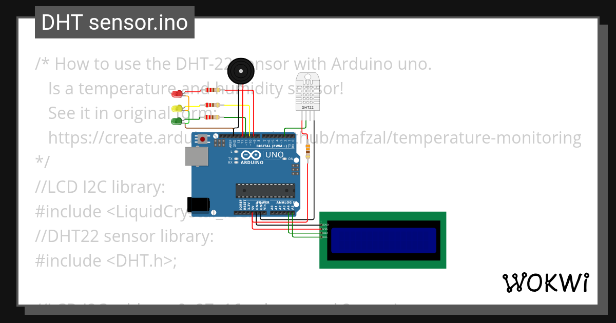 Temp. & hum. detection system.ino copy - Wokwi ESP32, STM32, Arduino Simulator