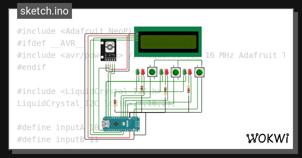 Kviz Game Wokwi Esp32 Stm32 Arduino Simulator 7792