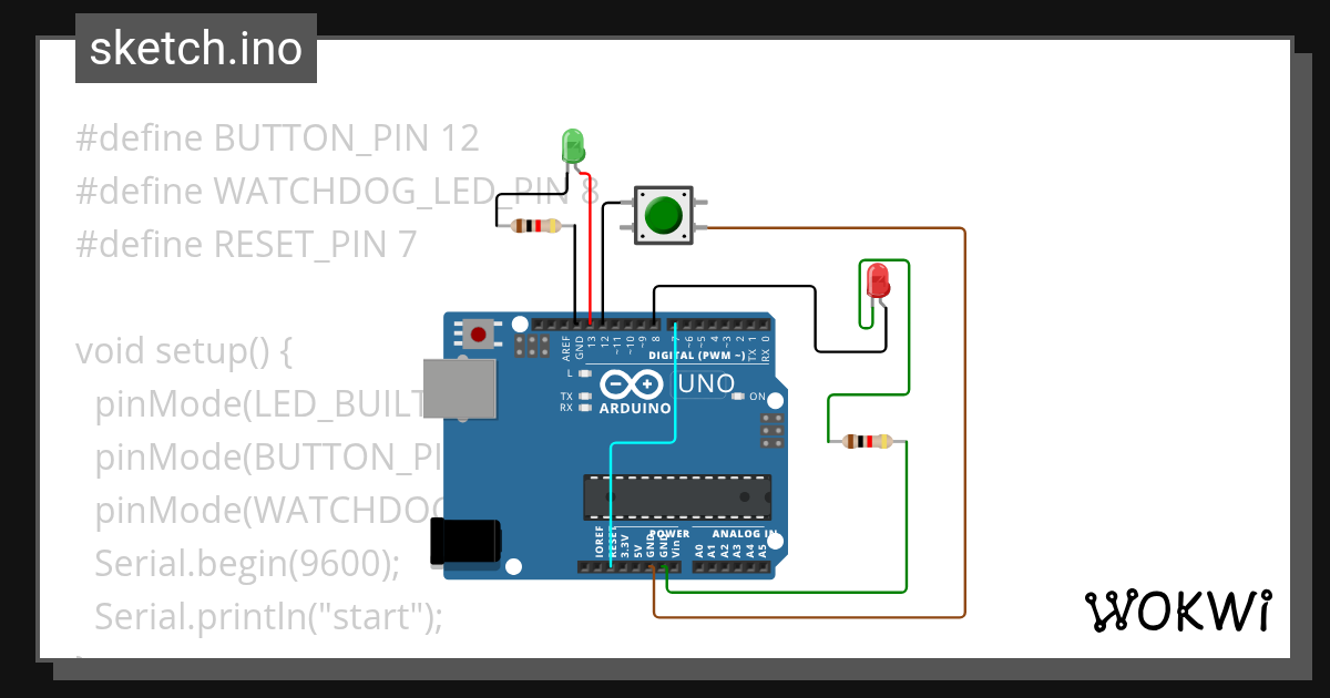 Watchdog - Wokwi ESP32, STM32, Arduino Simulator