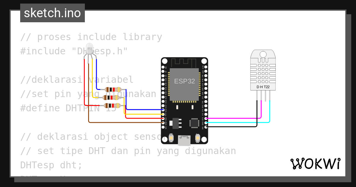 Dewi Wokwi Esp32 Stm32 Arduino Simulator