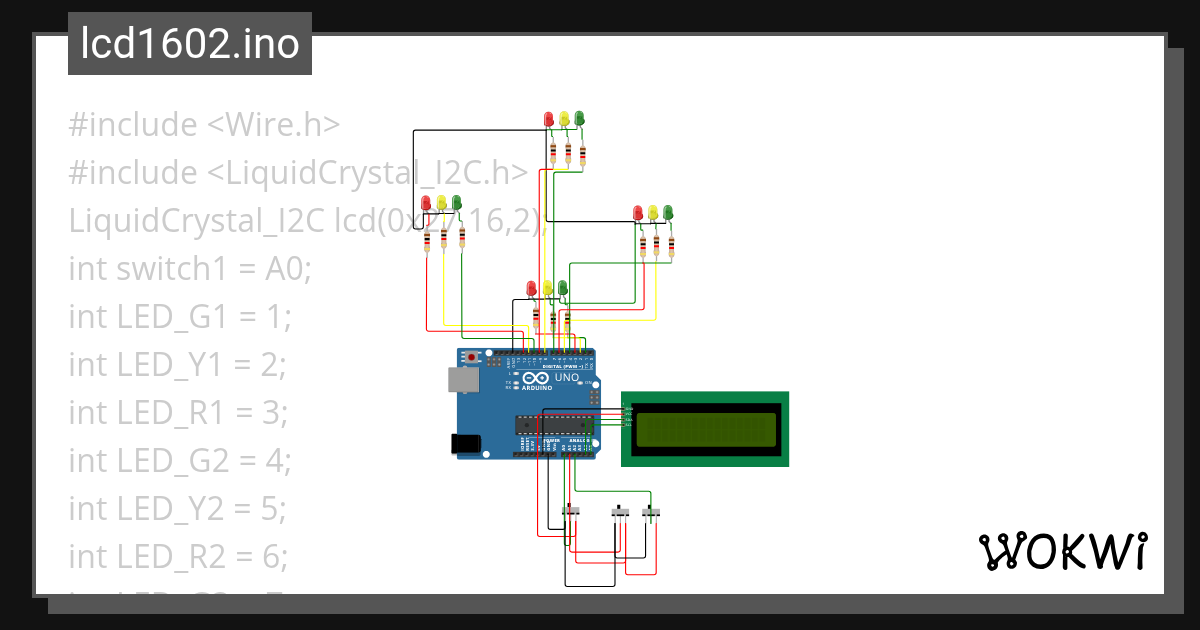 lcd1602.ino Copy Copy - Wokwi ESP32, STM32, Arduino Simulator
