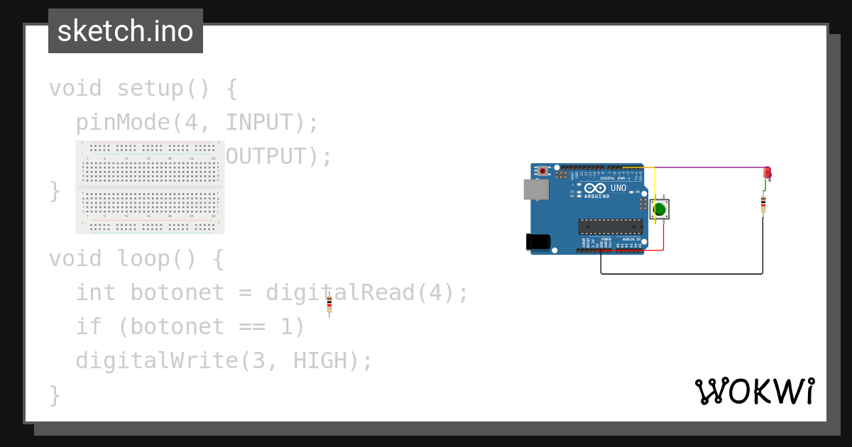 Encendre Un Led Wokwi Esp32 Stm32 Arduino Simulator 9389