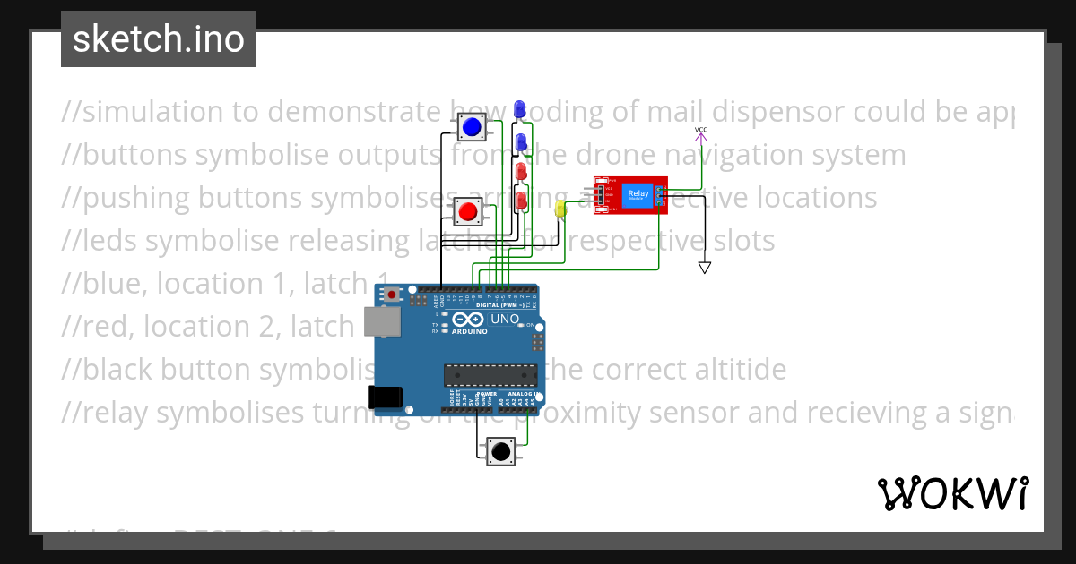 Mail Dispenser V2 - Wokwi ESP32, STM32, Arduino Simulator