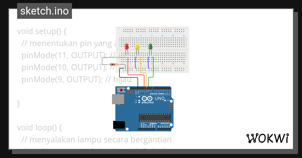 led2 - Wokwi ESP32, STM32, Arduino Simulator