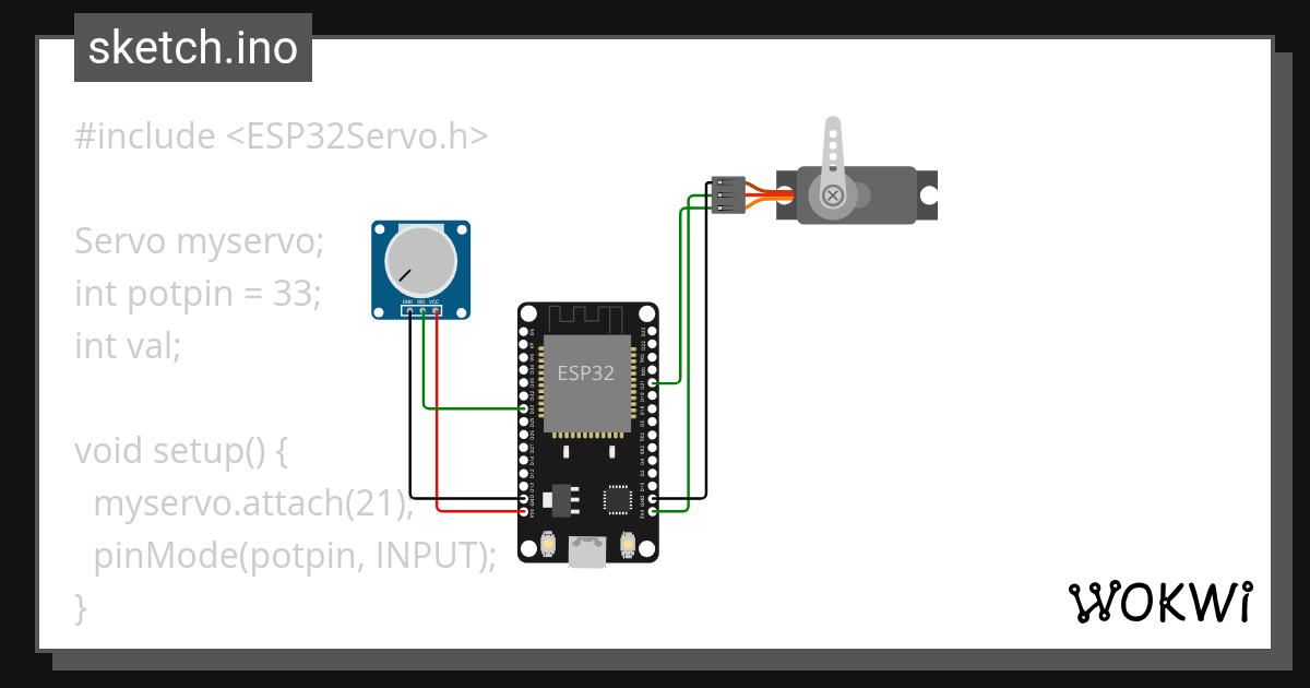 servo - Wokwi ESP32, STM32, Arduino Simulator