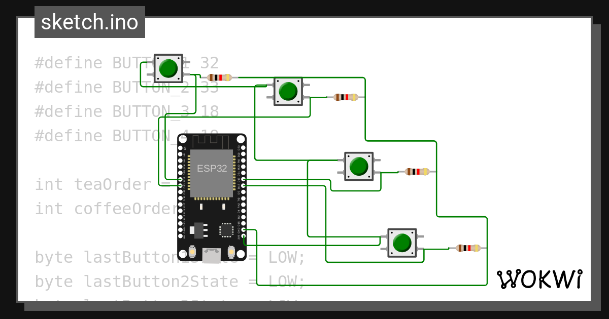 Button Wokwi Esp32 Stm32 Arduino Simulator 5554