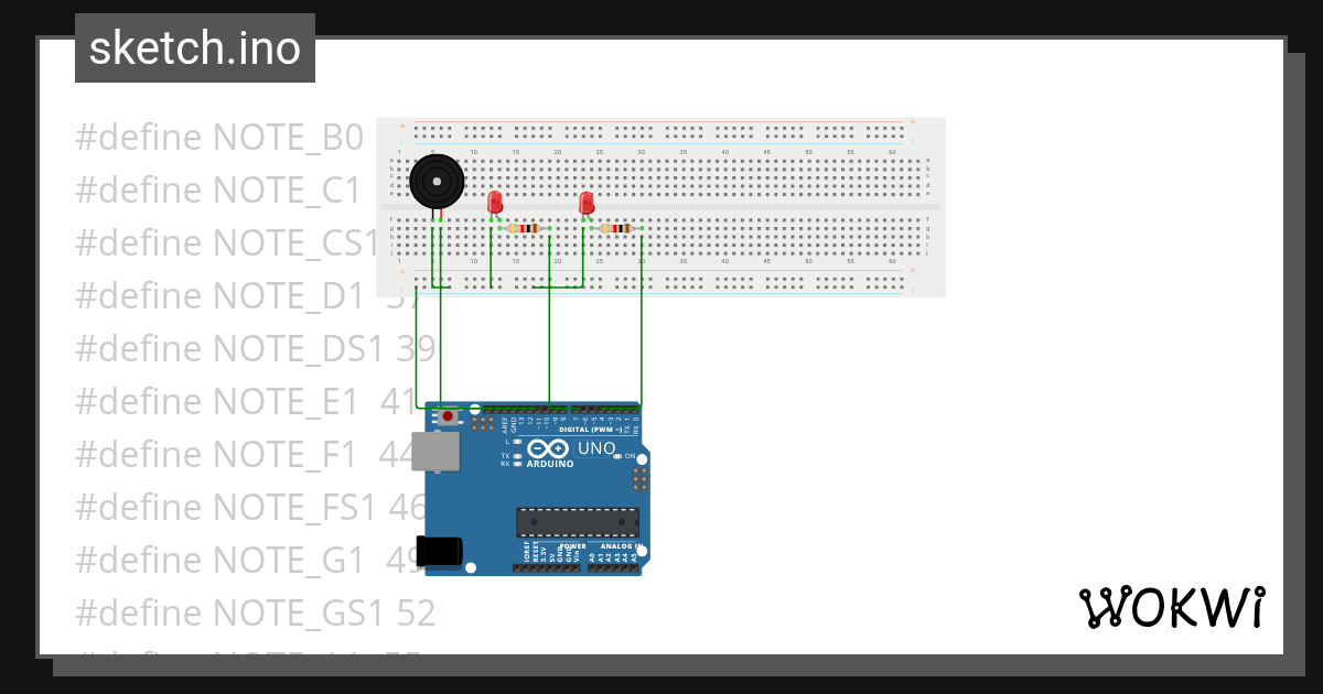 Light n Music V2 - Wokwi ESP32, STM32, Arduino Simulator