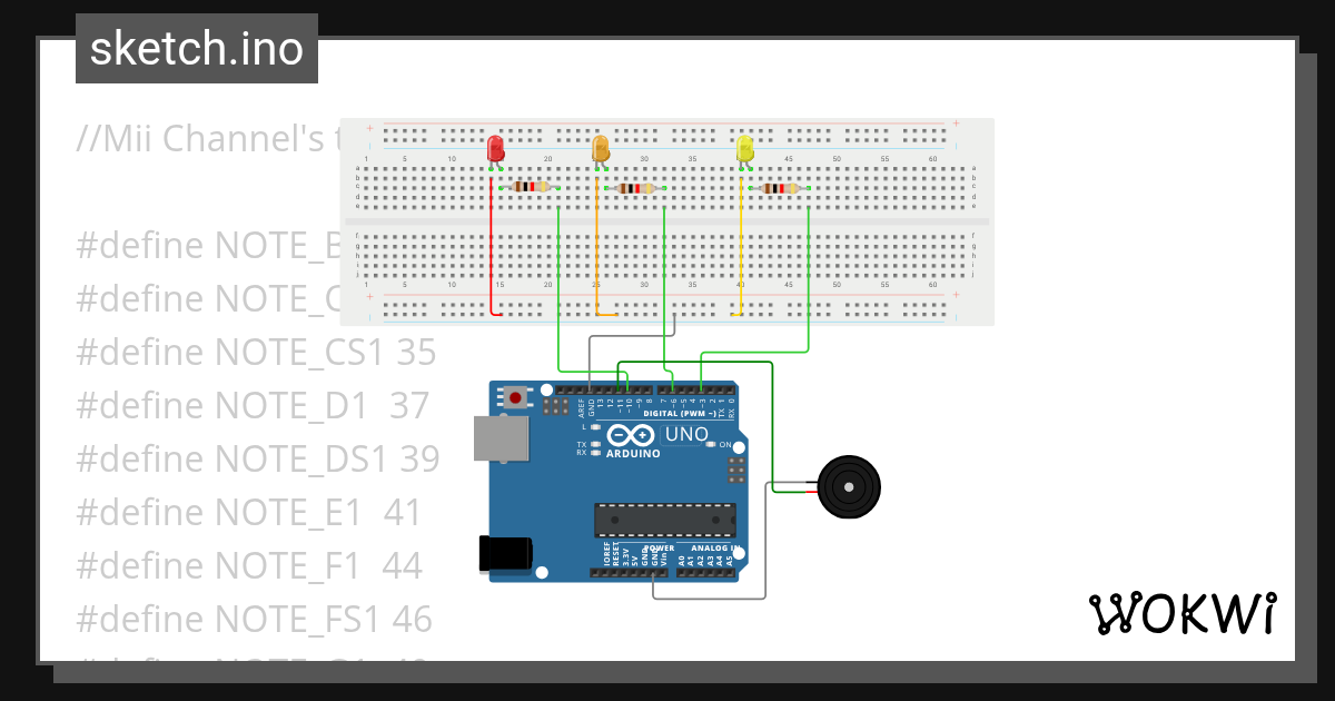 Mii Channel Music Copy - Wokwi ESP32, STM32, Arduino Simulator