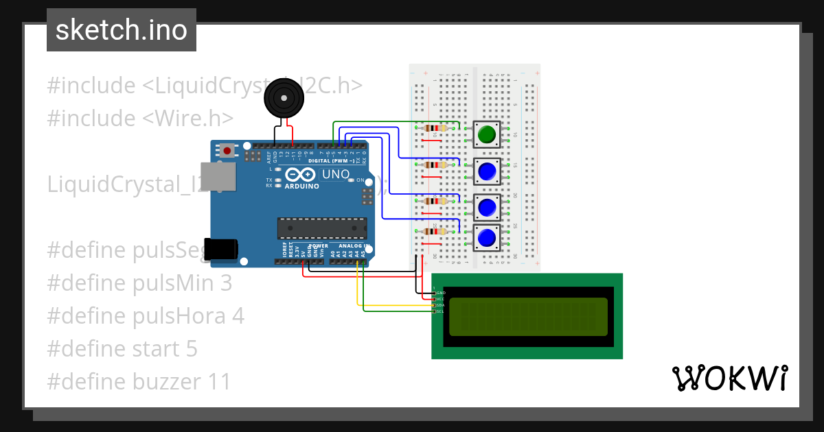 Despertador (prueba2) - Wokwi ESP32, STM32, Arduino Simulator