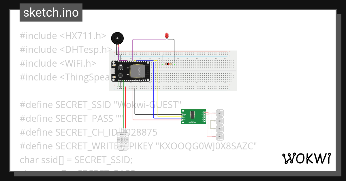 Mini Project compilation - Wokwi ESP32, STM32, Arduino Simulator