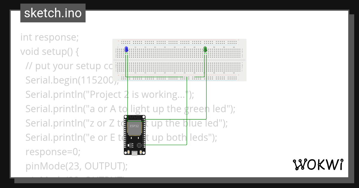 Projet2 Wokwi Esp32 Stm32 Arduino Simulator 6980