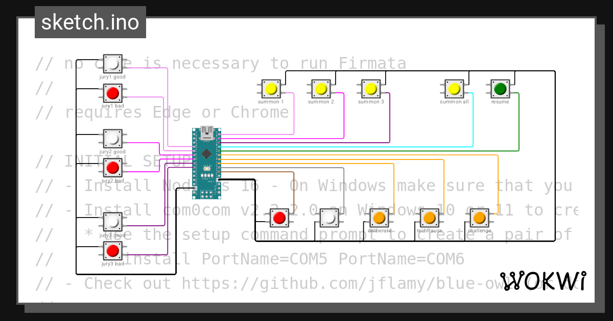 Firmata Jury Buttons Wokwi Esp32 Stm32 Arduino Simulator 4795