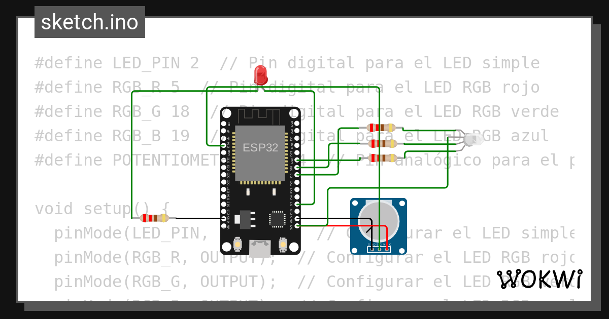 Práctica 41 Wokwi Esp32 Stm32 Arduino Simulator 1684