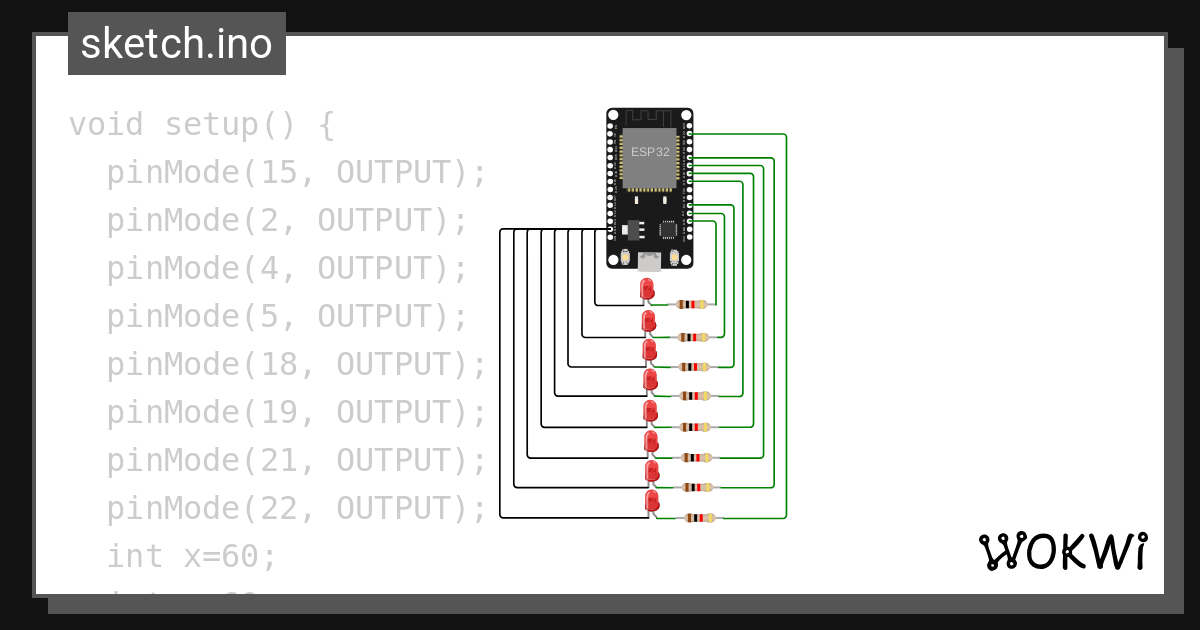 Auto Fantástico Tarea Wokwi Esp32 Stm32 Arduino Simulator