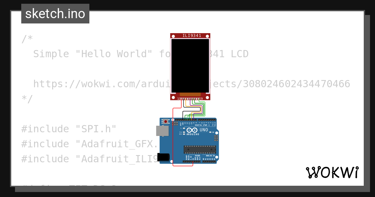 Ili9341display Wokwi Esp32 Stm32 Arduino Simulator 5383