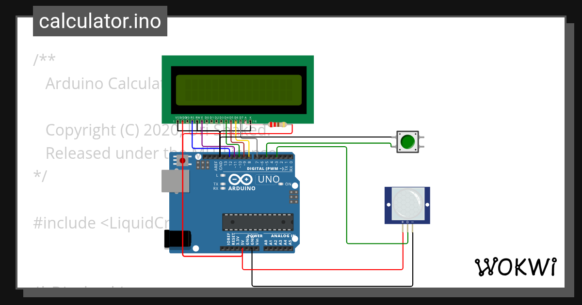 calculator.ino Copy - Wokwi ESP32, STM32, Arduino Simulator