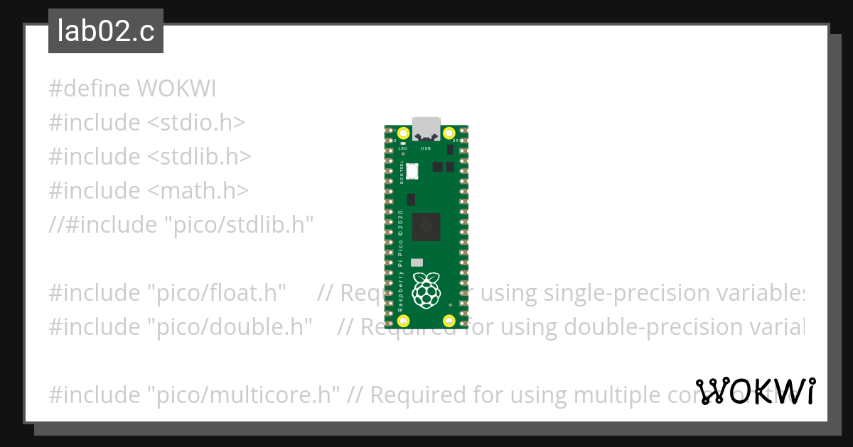 lab02 - Wokwi ESP32, STM32, Arduino Simulator