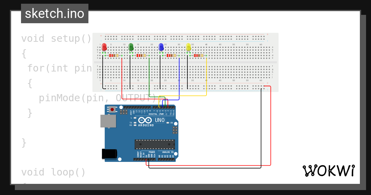 For Döngüsü 110323 Copy Wokwi Esp32 Stm32 Arduino Simulator