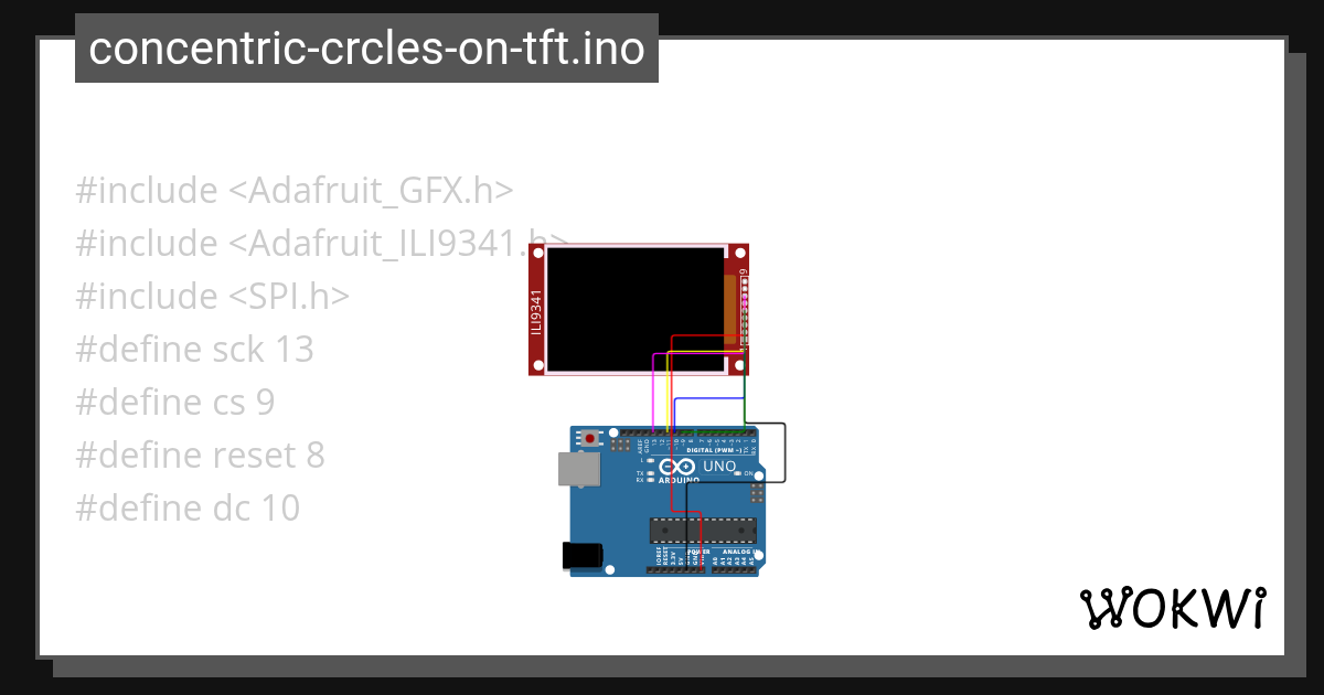 circles ontft - Wokwi ESP32, STM32, Arduino Simulator