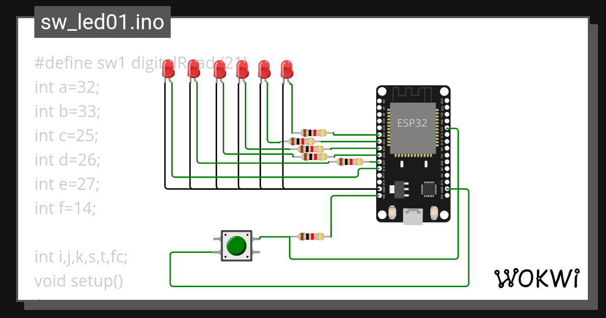sw_led01 Copy - Wokwi ESP32, STM32, Arduino Simulator