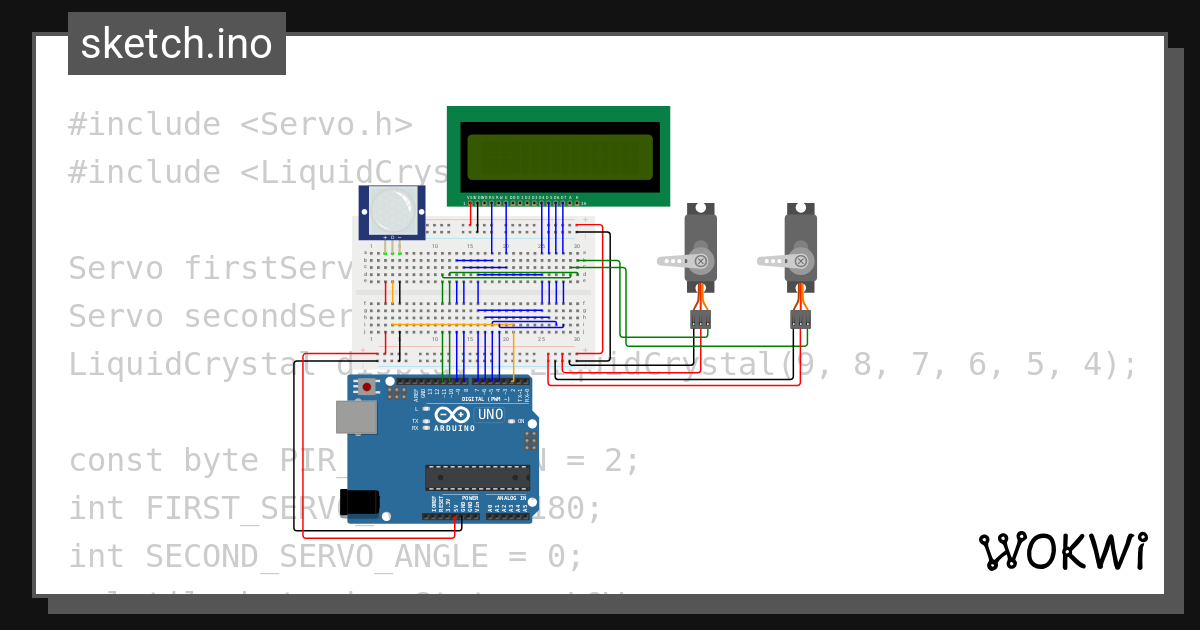 Automatska Klizna Vrata Wokwi Esp32 Stm32 Arduino Simulator