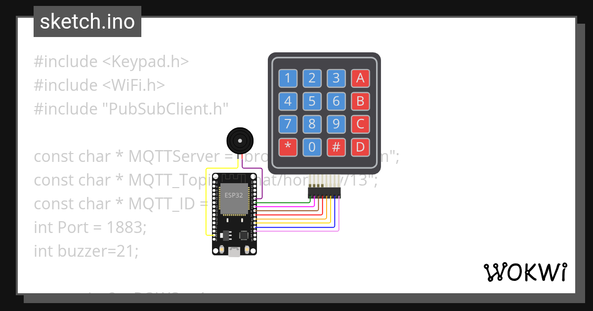 key - Wokwi ESP32, STM32, Arduino Simulator