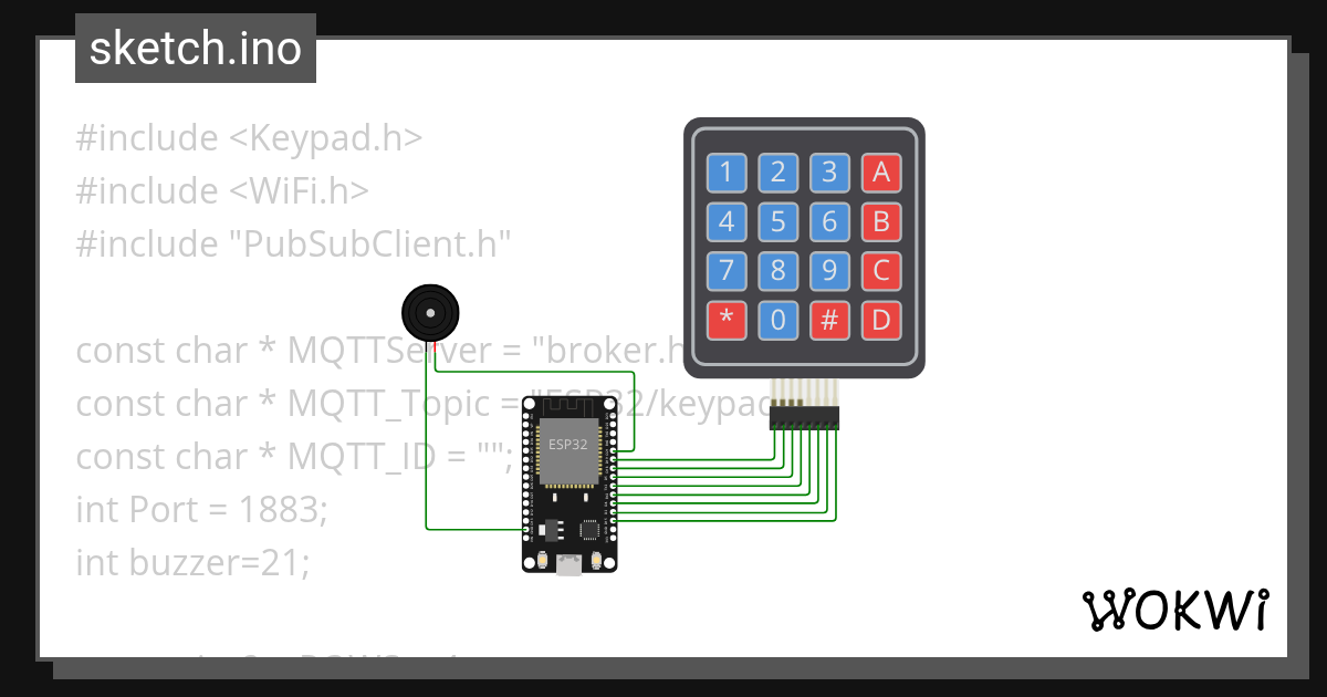 key - Wokwi ESP32, STM32, Arduino Simulator