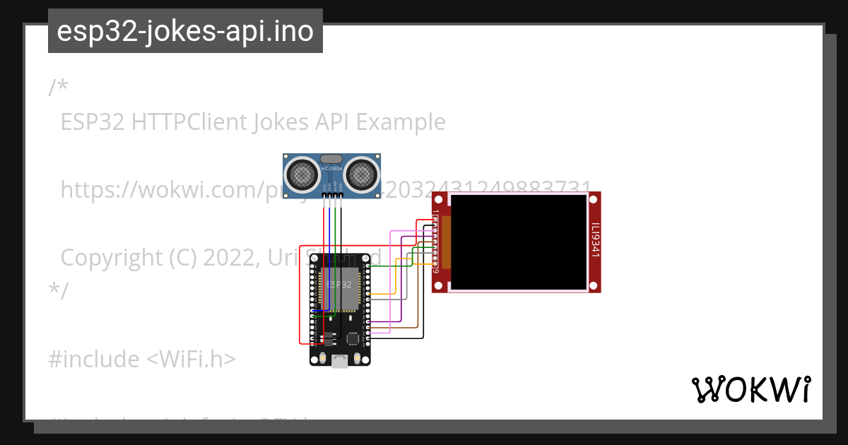 esp32-TFT-PARKINGSYSTEM - Wokwi ESP32, STM32, Arduino Simulator